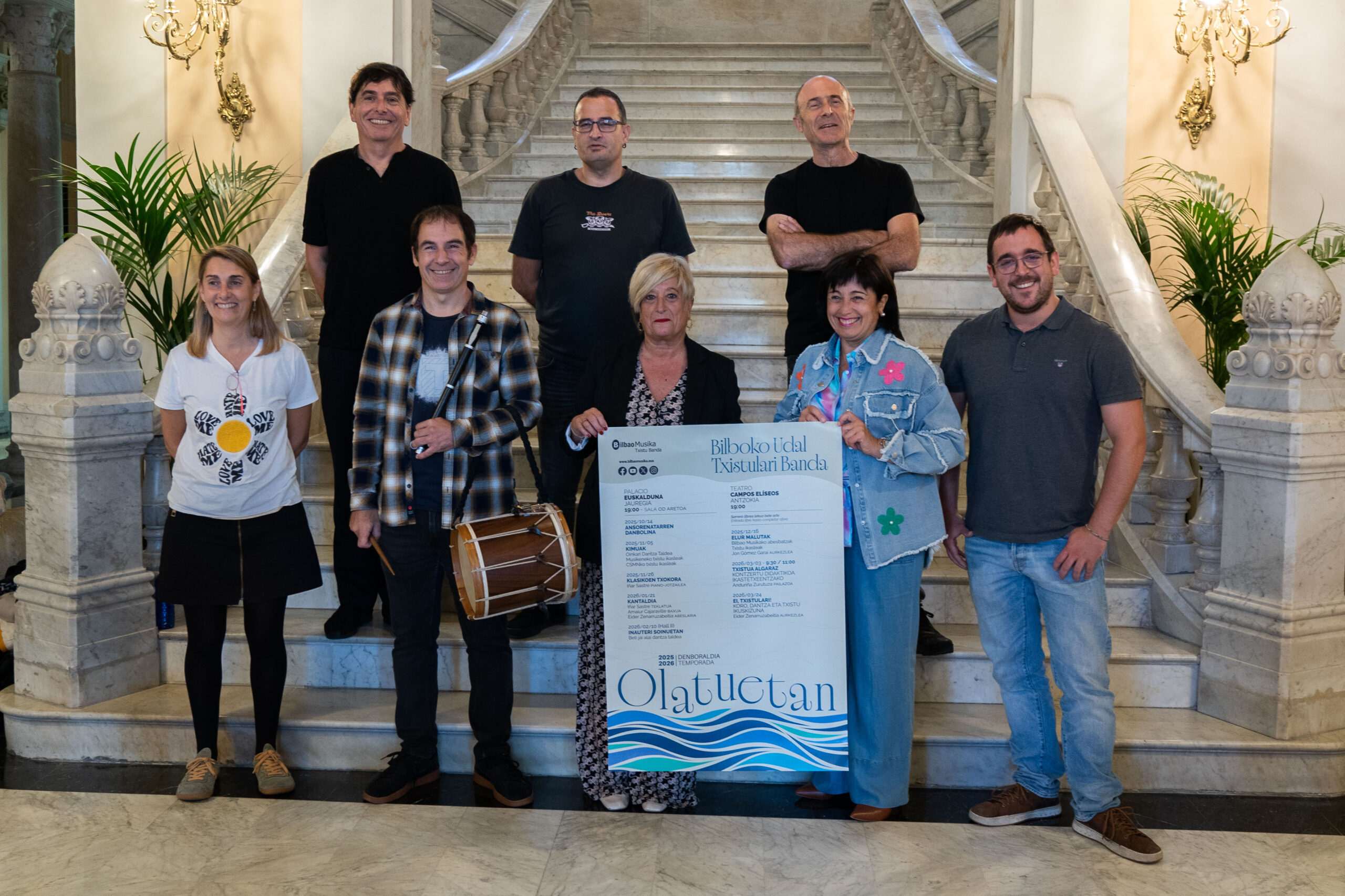 La Banda Municipal de Txistularis de Bilbao presenta Olatuetán, una ...