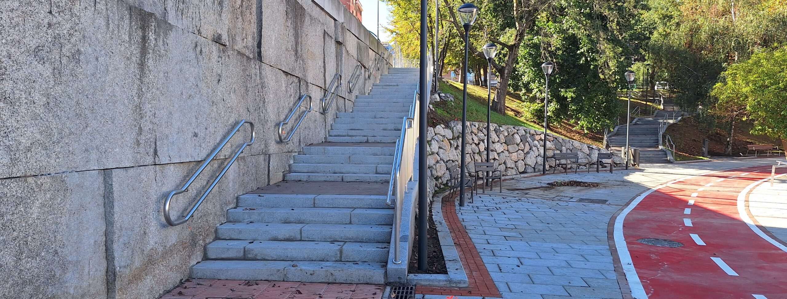 El Ayuntamiento de Bilbao finaliza las obras del parque en el talud de ...